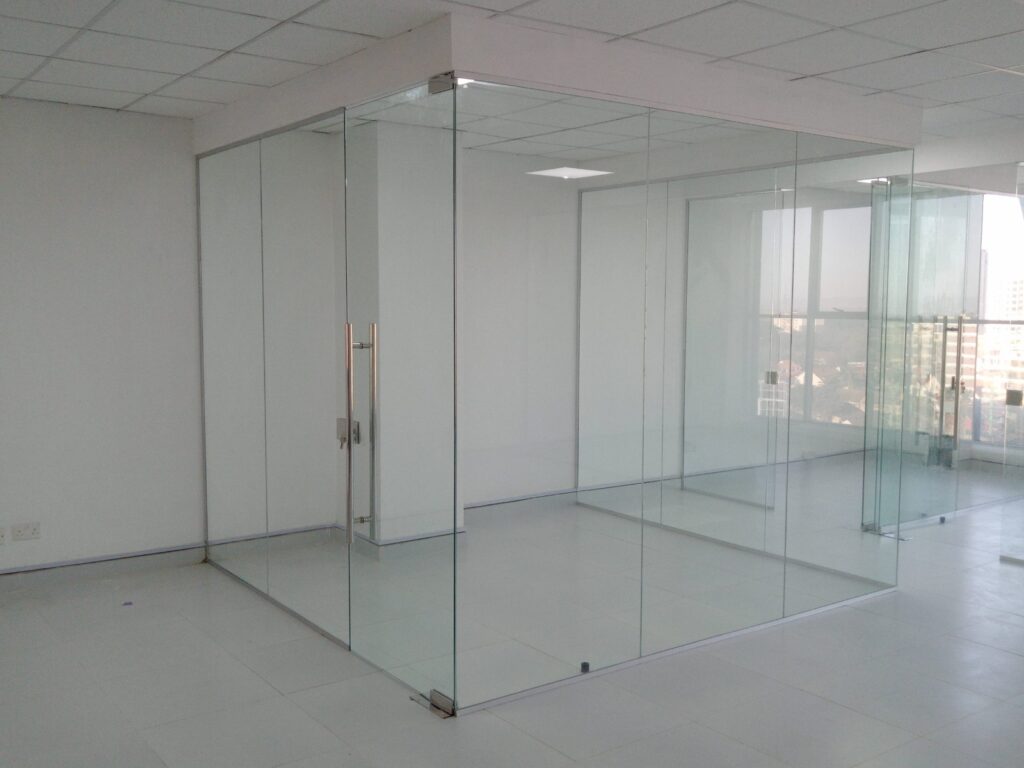 Toughened Glass Partitions - JP Art & Safety Glass
